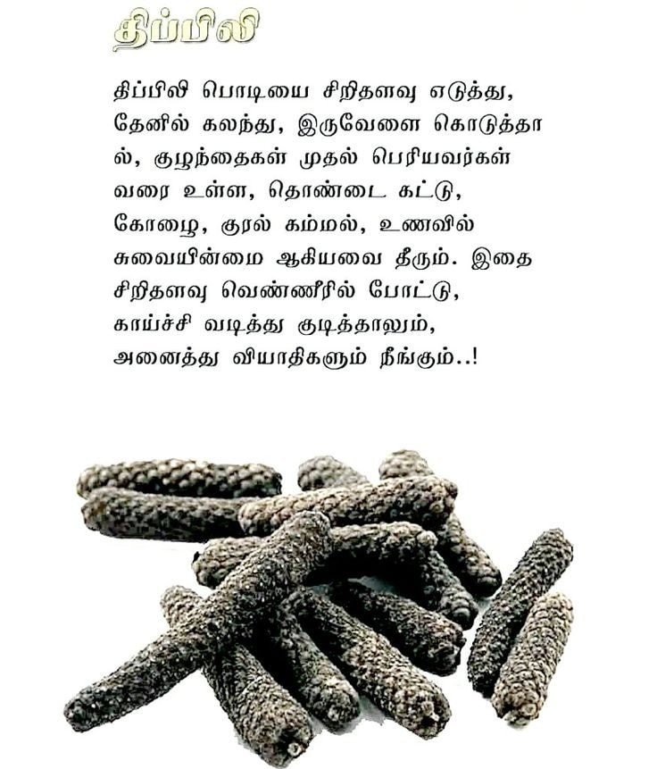 Uses of Thippili